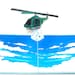3D Helicopter Birthday Pop up Card Father's Day Card - Etsy