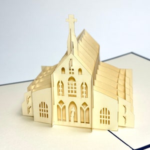 3D Church Pop up Card – Religious Occasion Greeting Card - Etsy