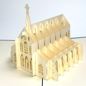 3D Church Pop up Card - Father's Day Card- Mother's Day Card- Beautiful ...