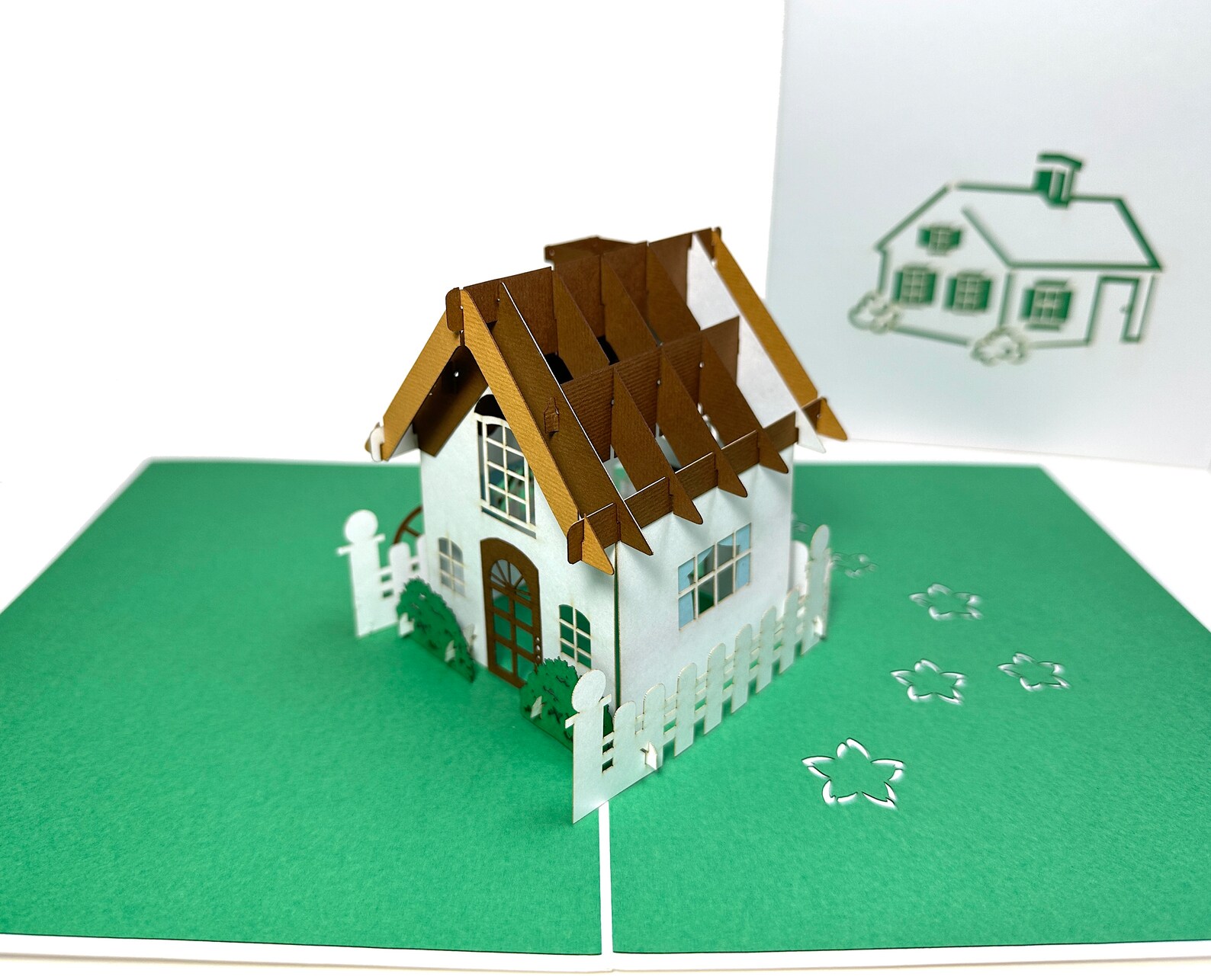 New Home Pop up Card - Beautiful House Card- Retirement Card - Real ...