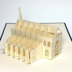 3D Church Pop up Card – Religious Occasion Greeting Card - Etsy