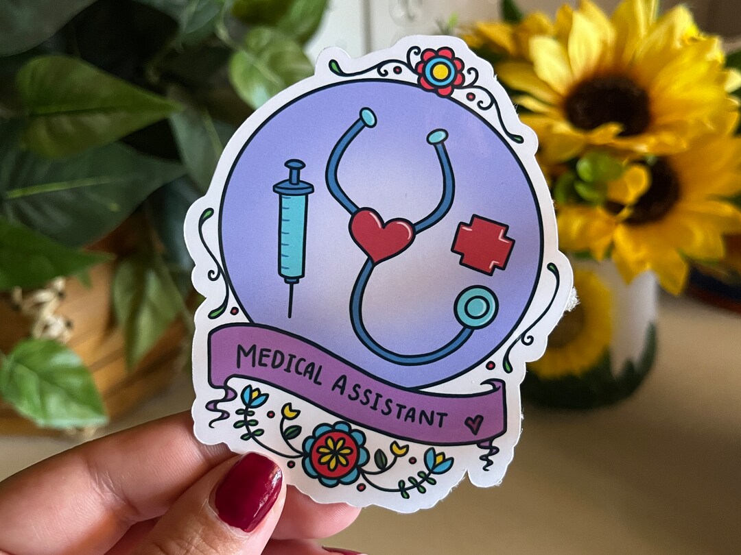 Medical Assisting Decal MA Laptop, Water Bottle, Journal Sticker ...