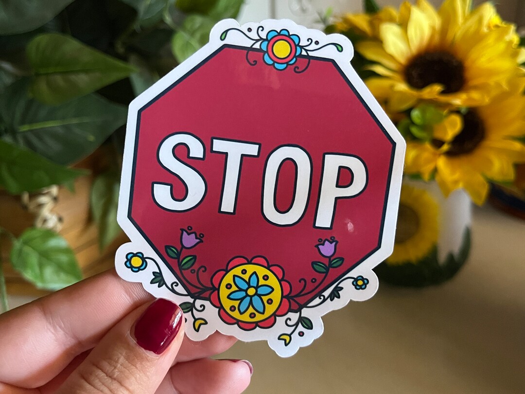 DBT STOP Reminder Sticker DBT Tools Mental Health Reminder Sticker ...