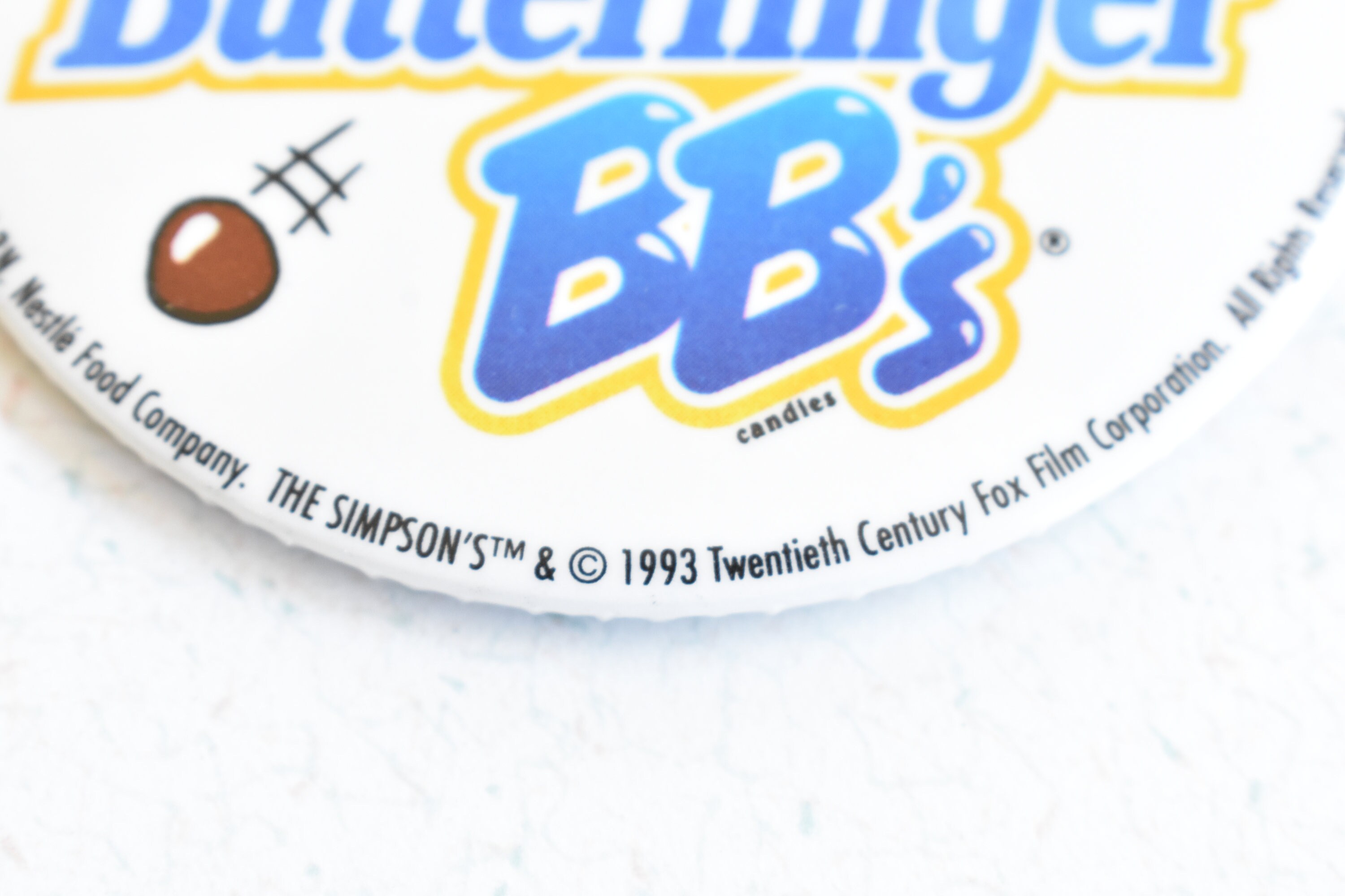 Vintage Butterfinger Bb's Rollout Advertisement Pin Bart - Etsy