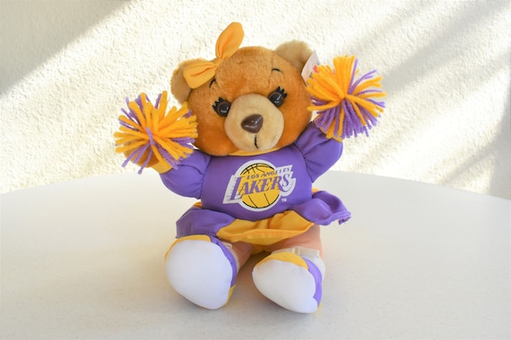 Los Angeles Lakers Cheerleader Bear Plush Vintage 1994 | Etsy