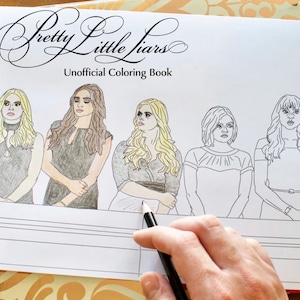 pretty little liars printable coloring pages