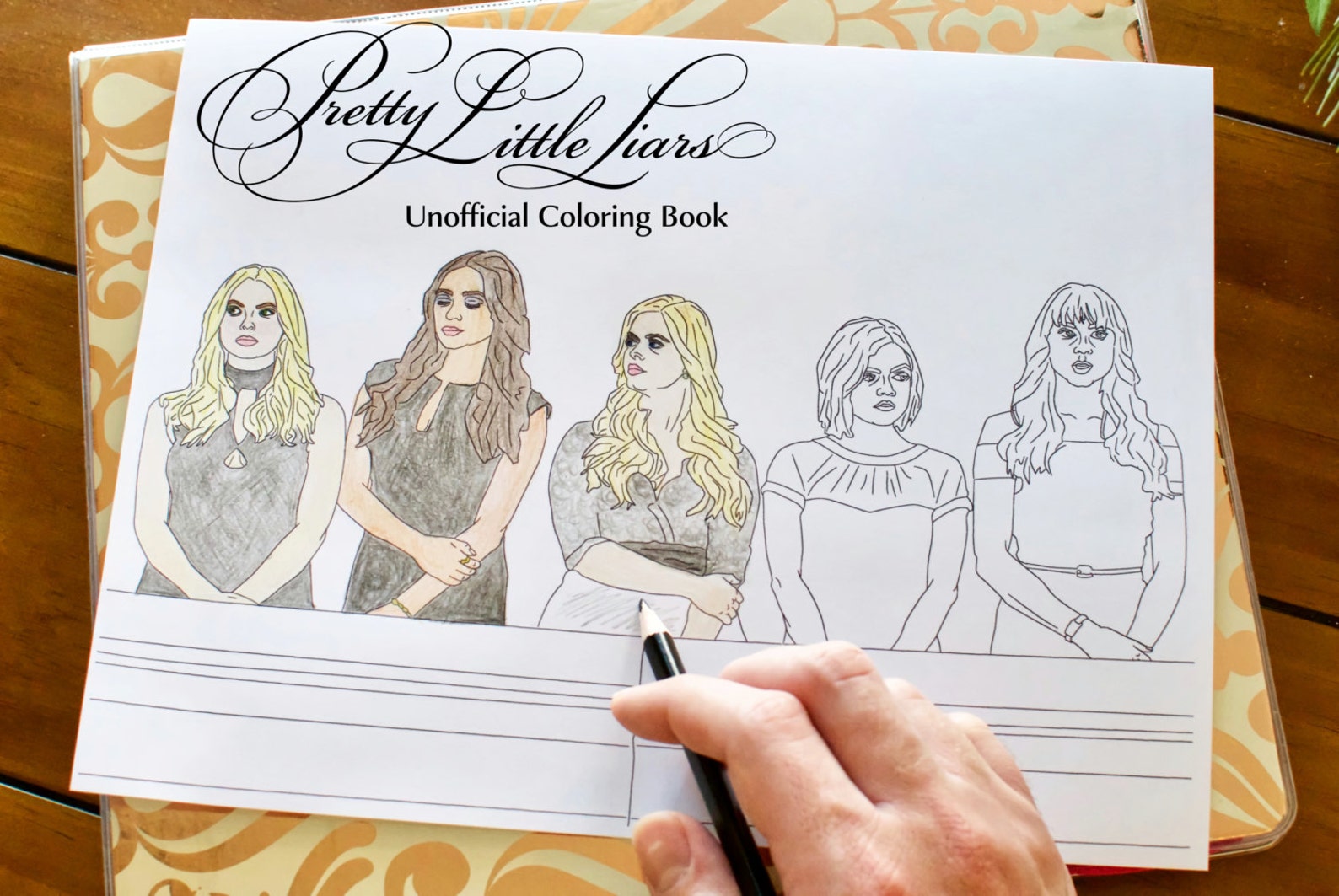 Pretty Little Liars Coloring Book Unofficial Printable - Etsy UK
