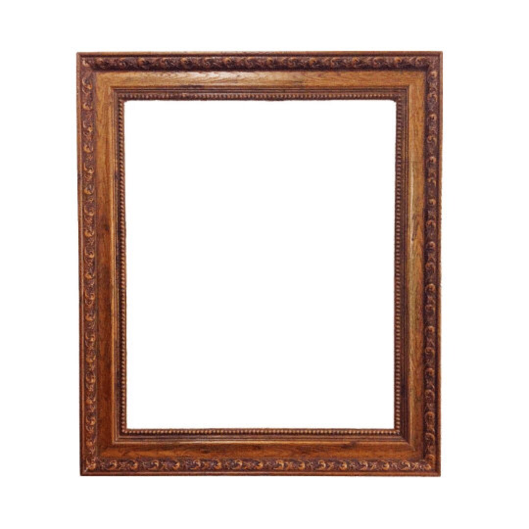 8cm Dark Oak Wood Frame Custom Art Frame for Oil Paintings. - Etsy