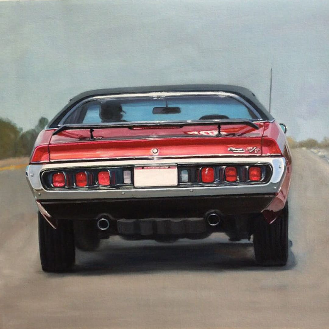 Custom Car Painting, Vehicle Oil Painting, Hand Painted Oil Painting ...