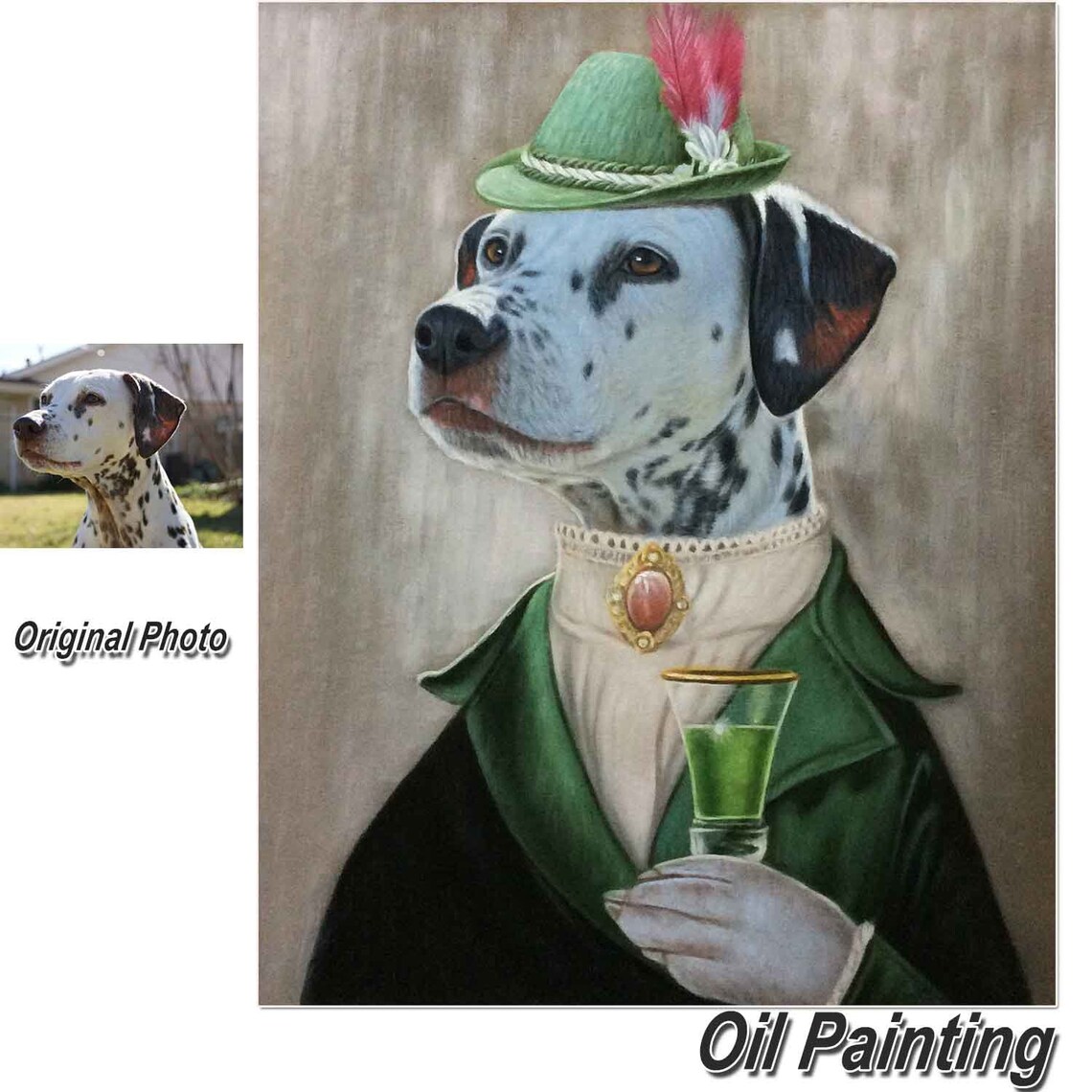 Renaissance Pet Portraitdog Portrait Painting Dog Portrait - Etsy