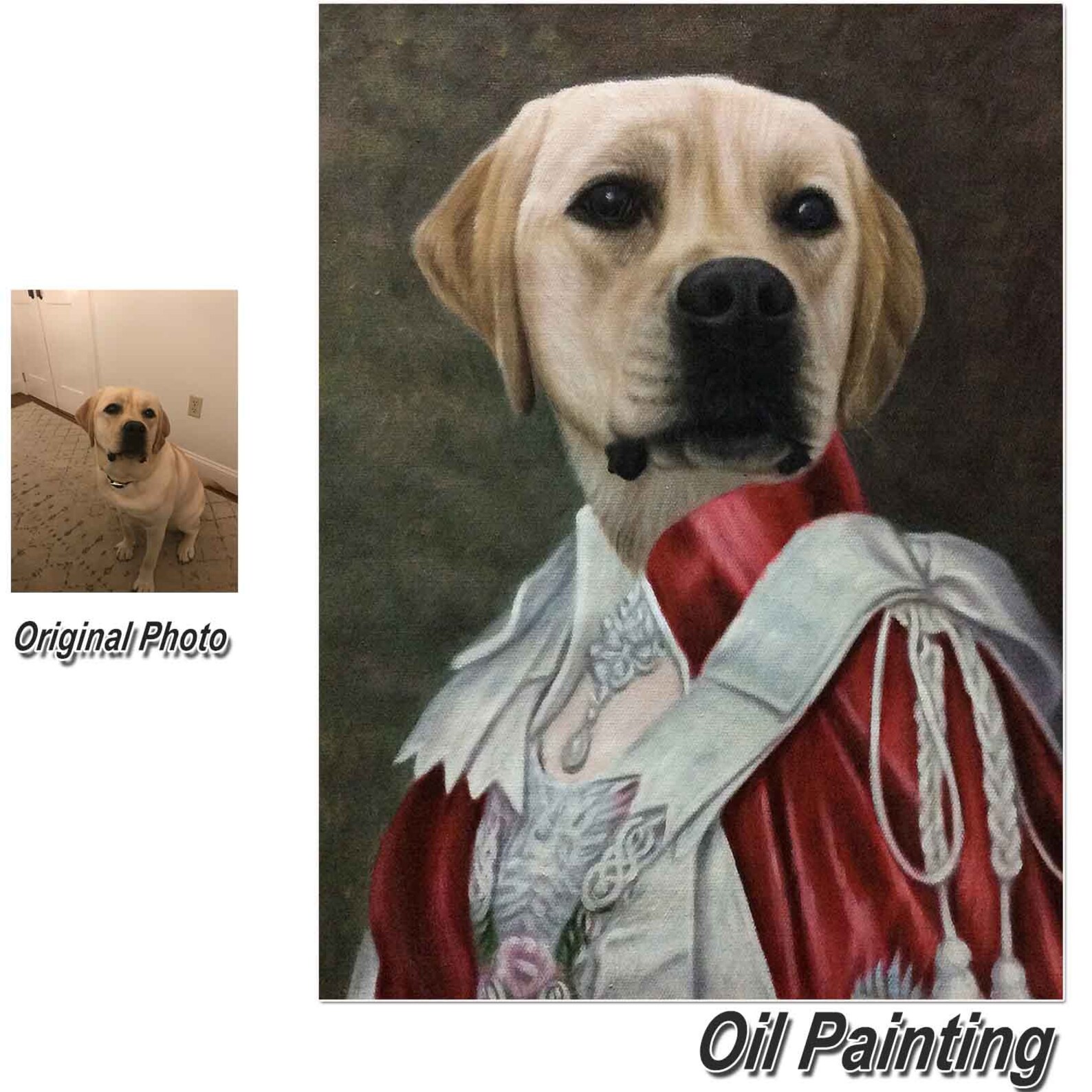 Renaissance Pet Portraitdog Portrait Painting Dog Portrait - Etsy