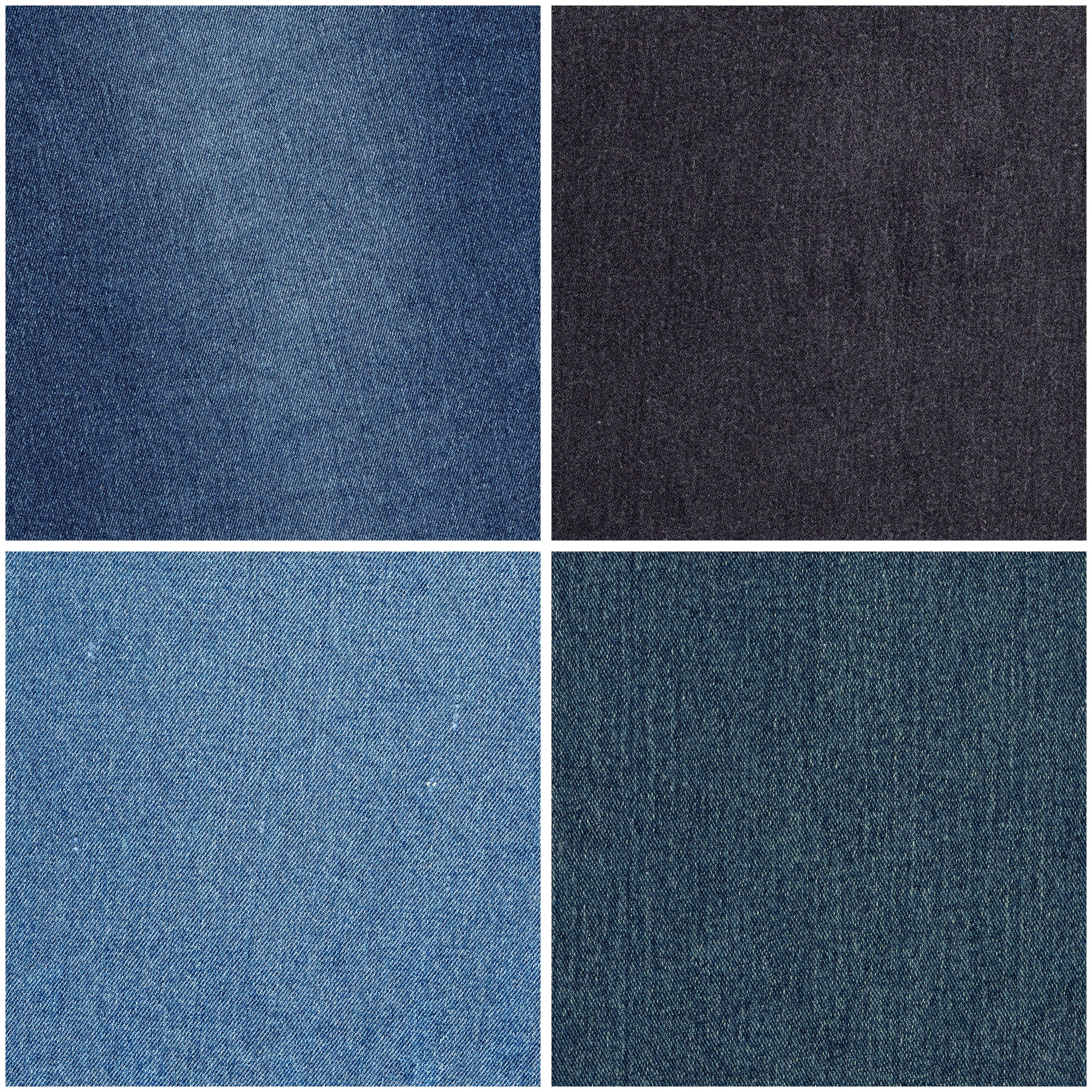 Denim Textures - Digital Paper Set - Texture Paper Pack Backgrounds ...