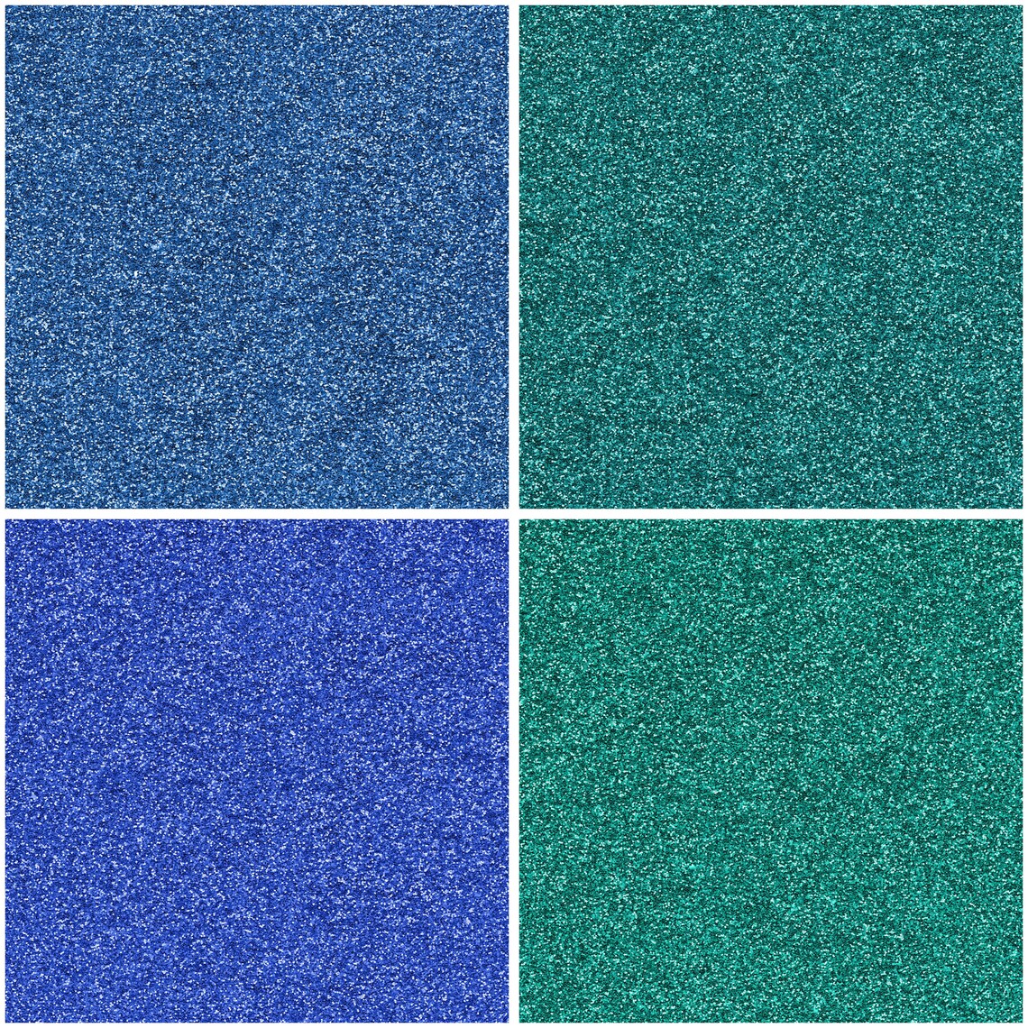 Blue Glitter Textures - Digital Paper Set - Glitter Background ...