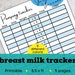 Printable Breast Milk Tracker, Breast Pumping Log, Exclusive Pumping ...