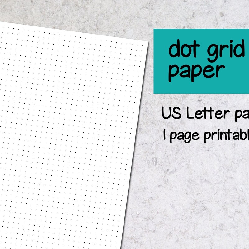 Dot Grid Paper - Etsy