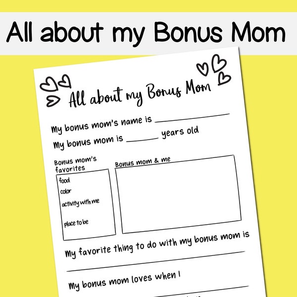 Bonus Mom - Etsy
