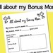 PDF Bonus Mom Mother's Day Printable for Kids, Fill in the Blank All ...