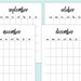 Blank Portrait Calendar Printable, Perpetual Calendar Printable, Month ...