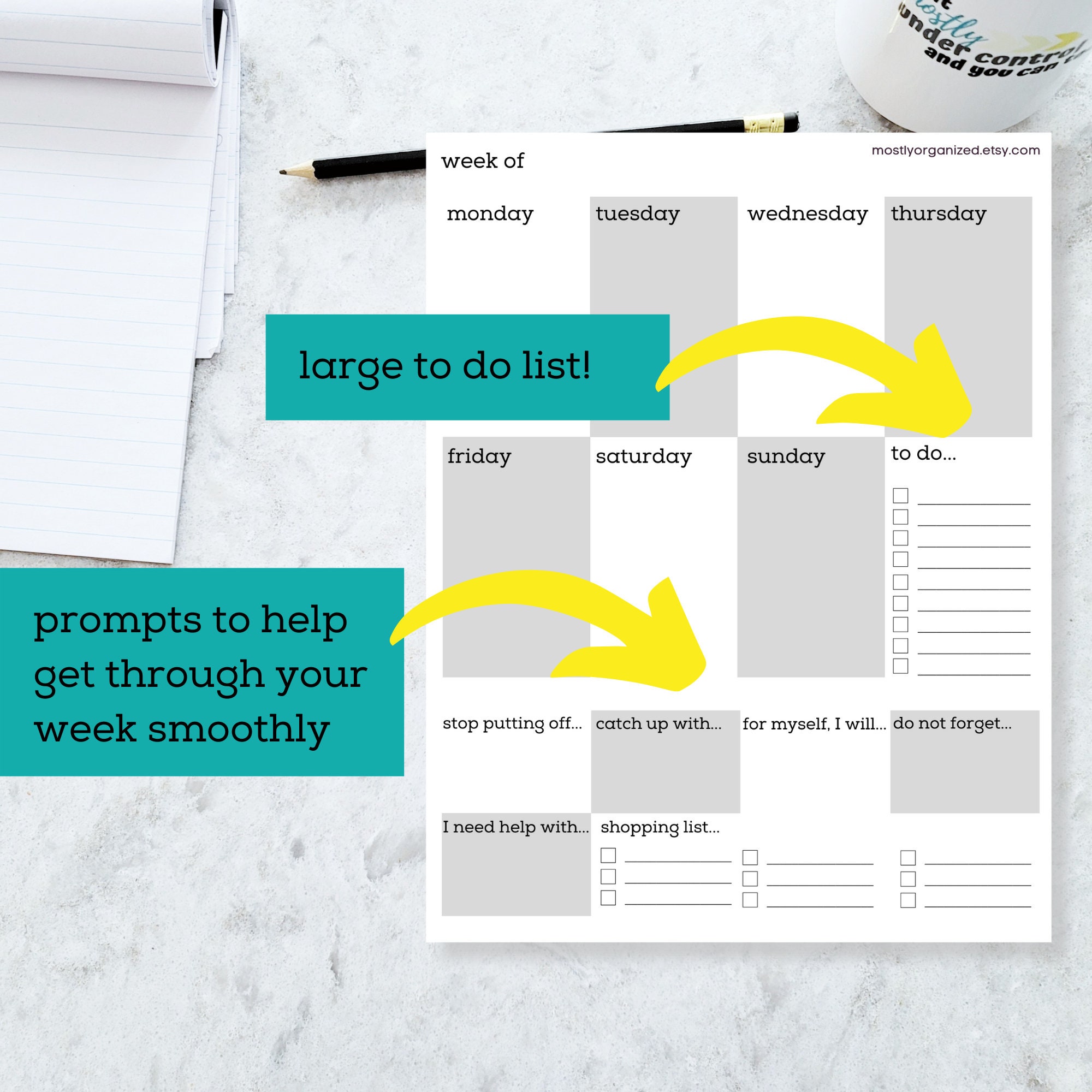 Letter Size Planner Printables 2021 Busy Mom Planner - Etsy