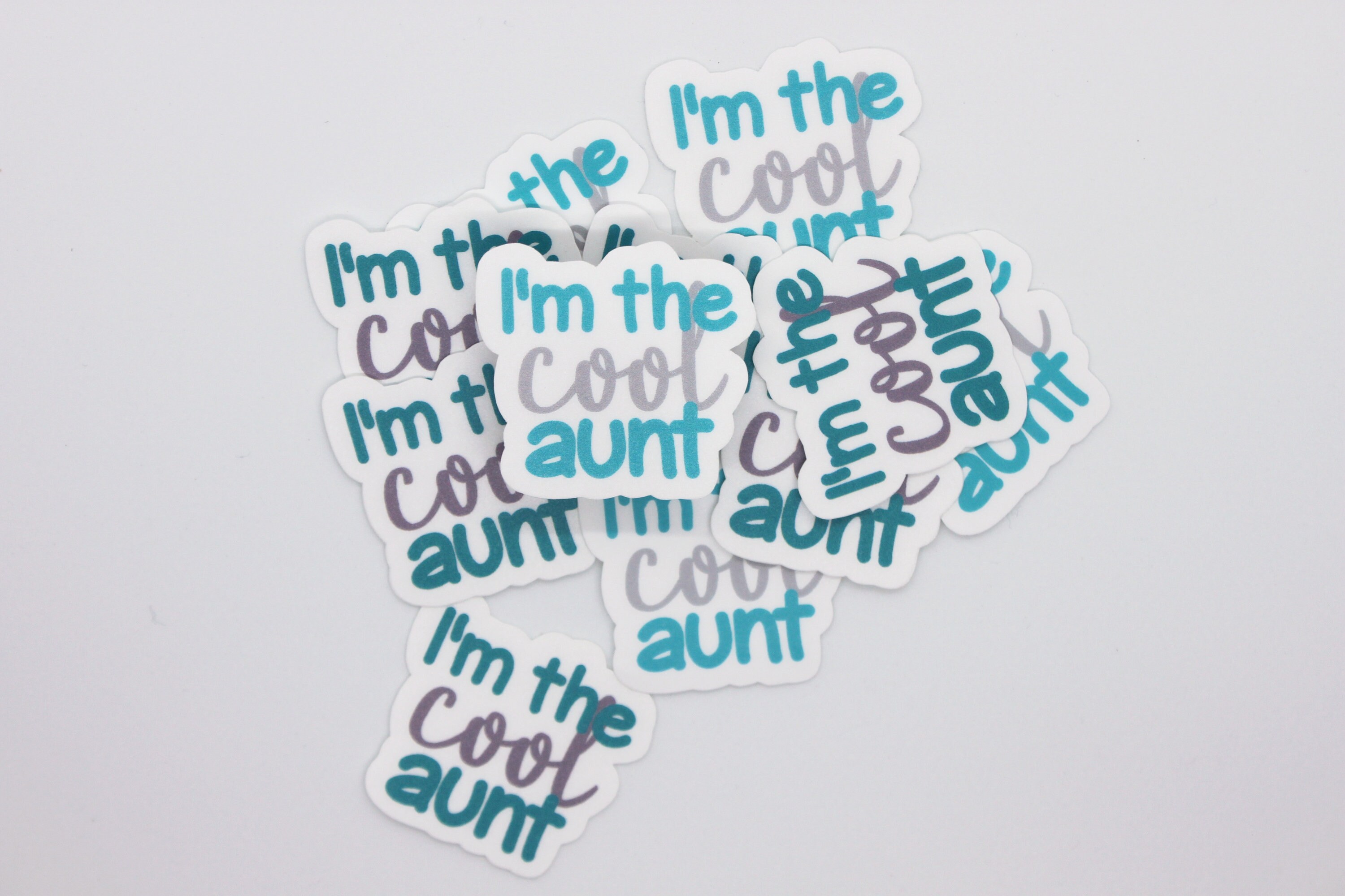 Cool Aunt Sticker Matte Vinyl Sticker for Women Coffee Mug - Etsy