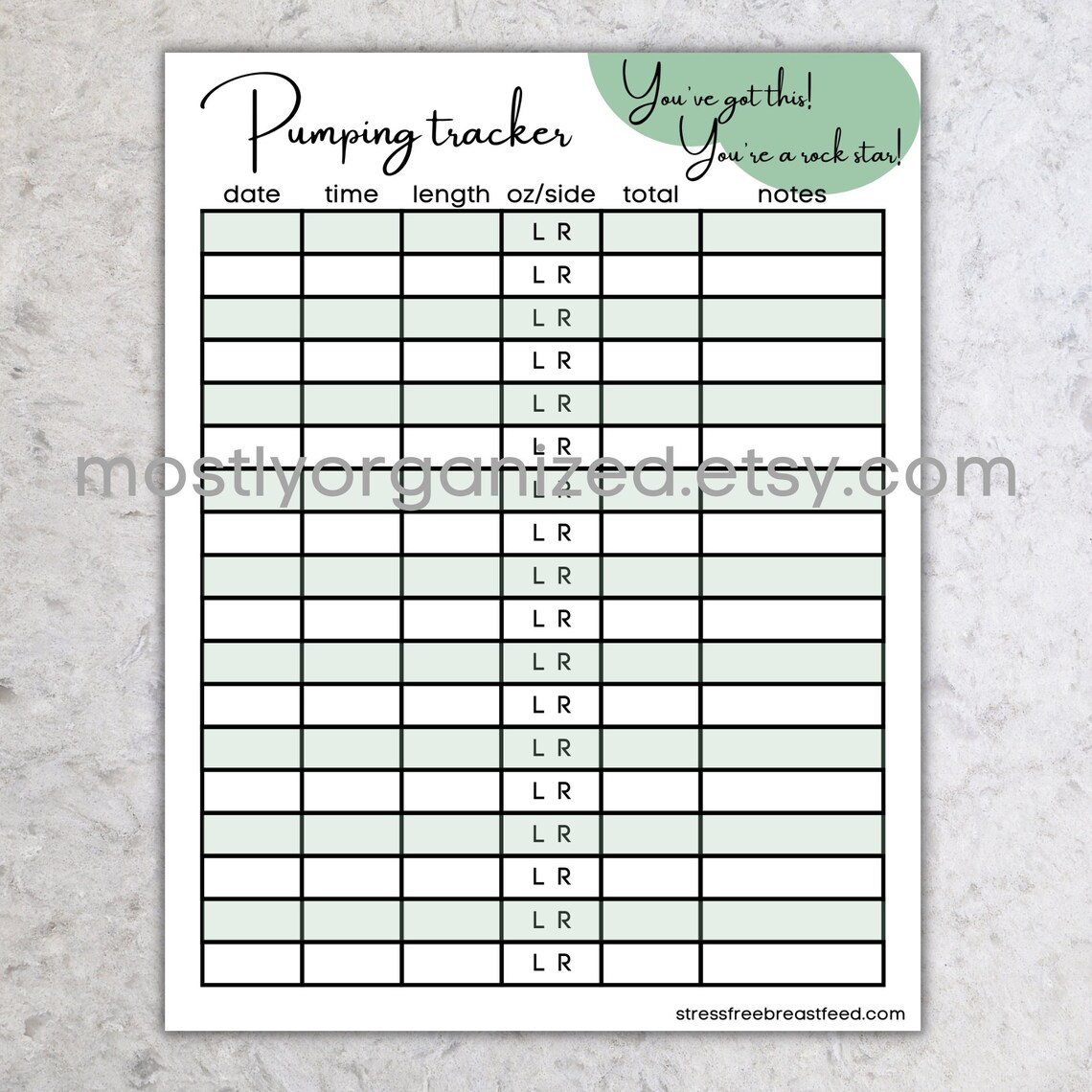 Breast Milk Pumping Tracker Printable Breast Milk Tracker - Etsy Hong Kong