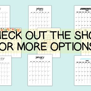 Watercolor 2023 Calendar Printable, Monthly Calendar Printable Pretty ...