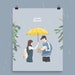 Lovely Runner - Yellow Umbrella - Kdrama Poster | Byeon Woo Seok | Kim ...