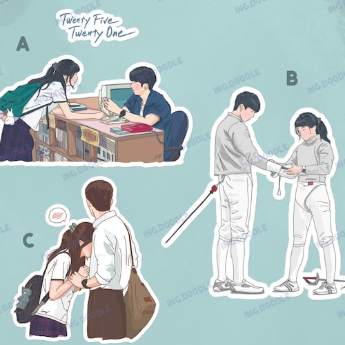 Twenty Five Twenty One Poster Awkward Heedo 25 21 Kdrama - Etsy