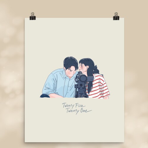 Twenty Five Twenty One Poster Awkward Heedo 25 21 Kdrama - Etsy