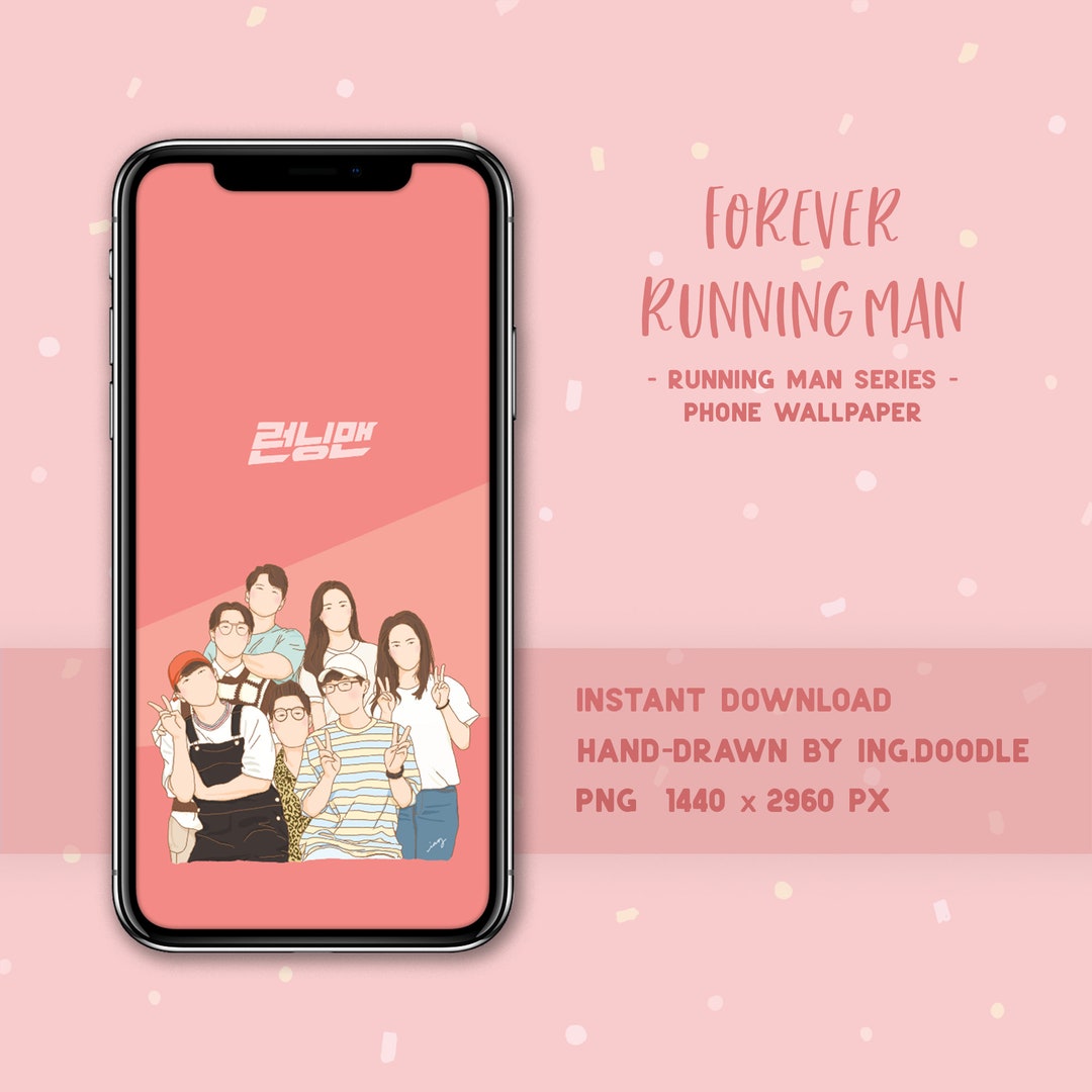 Running Man Phone Wallpaper | Phone Background | Fan Art | Phone Lock ...