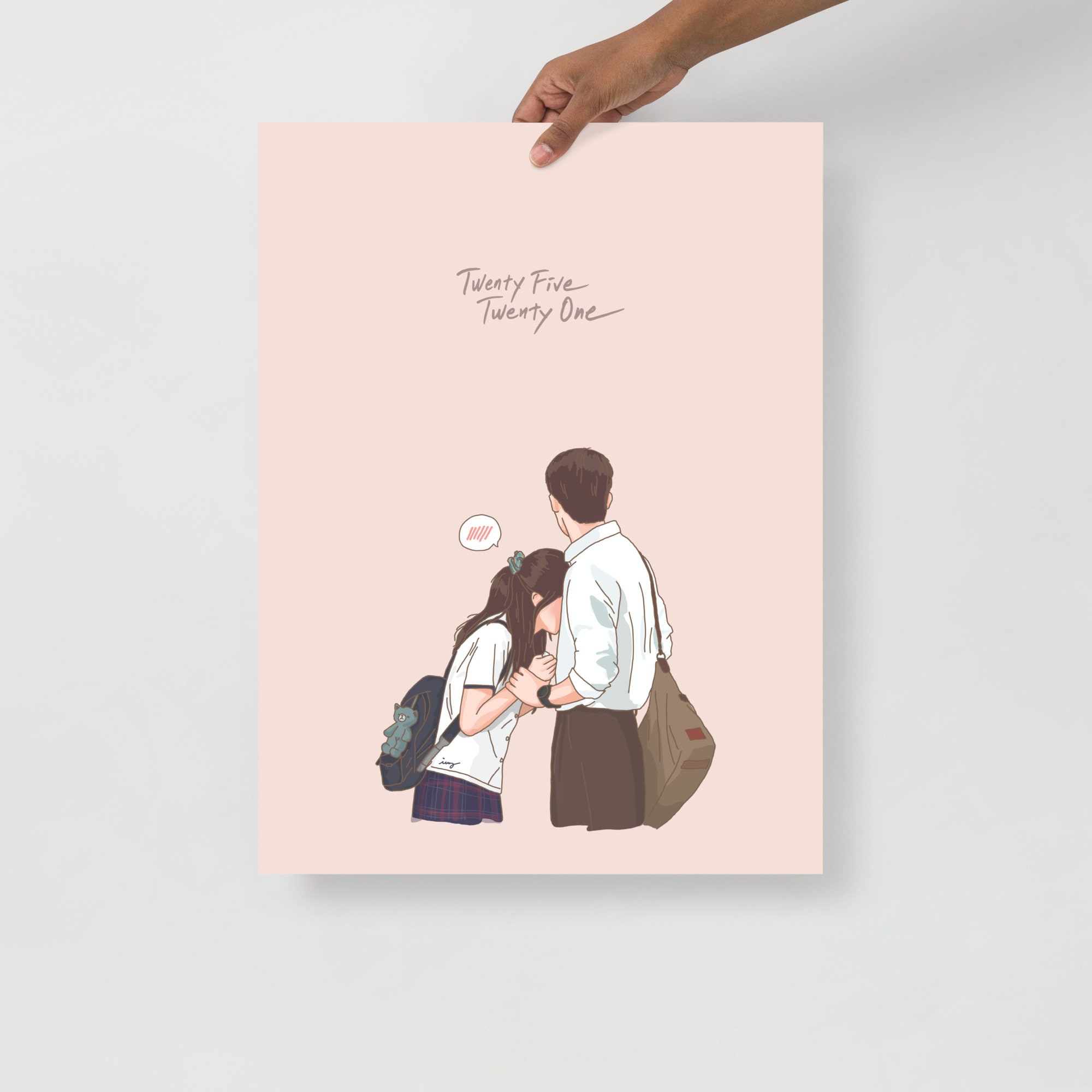 Twenty Five Twenty One Poster Awkward Heedo 25 21 Kdrama - Etsy