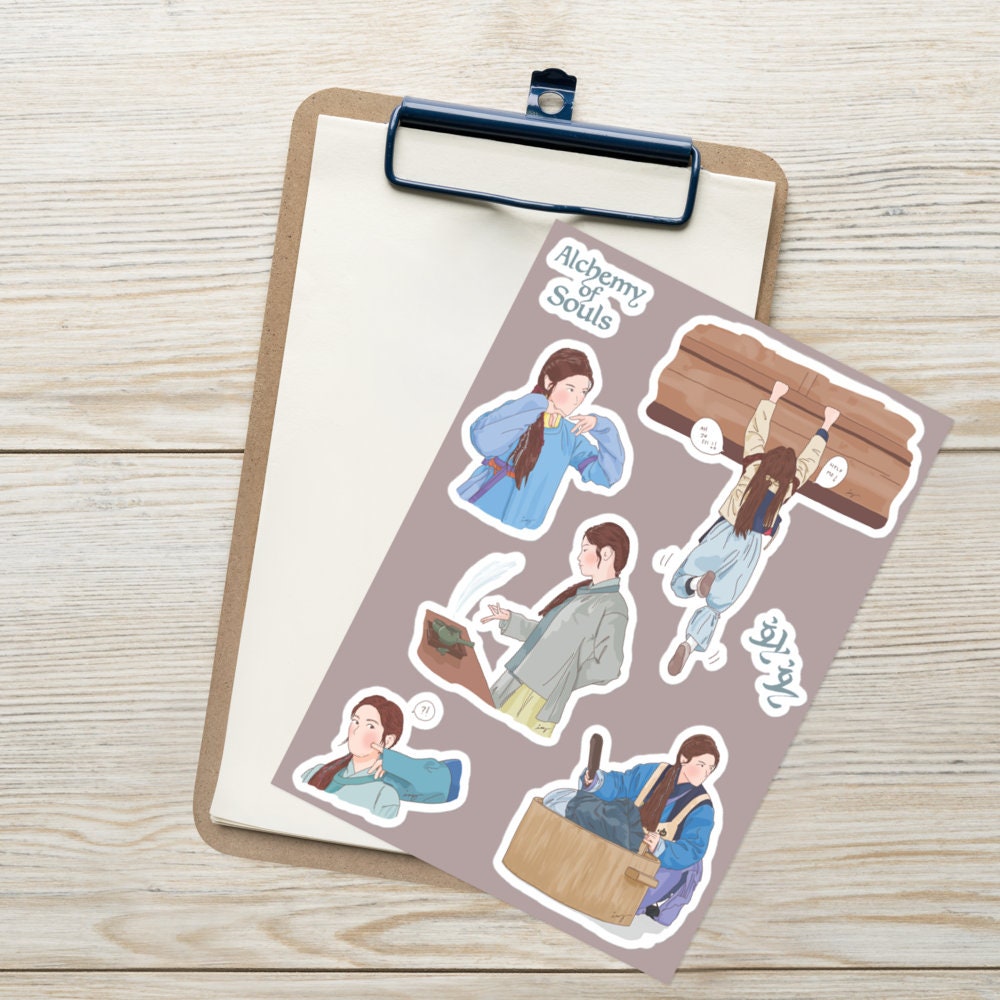 Mudeok "style" Alchemy of Souls Sticker Sheet | Jung so Min | Kdrama ...