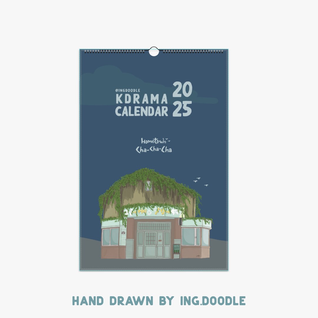 Kdrama 2025 Wall Calendar | Kdrama Merch | Part 2 - Etsy