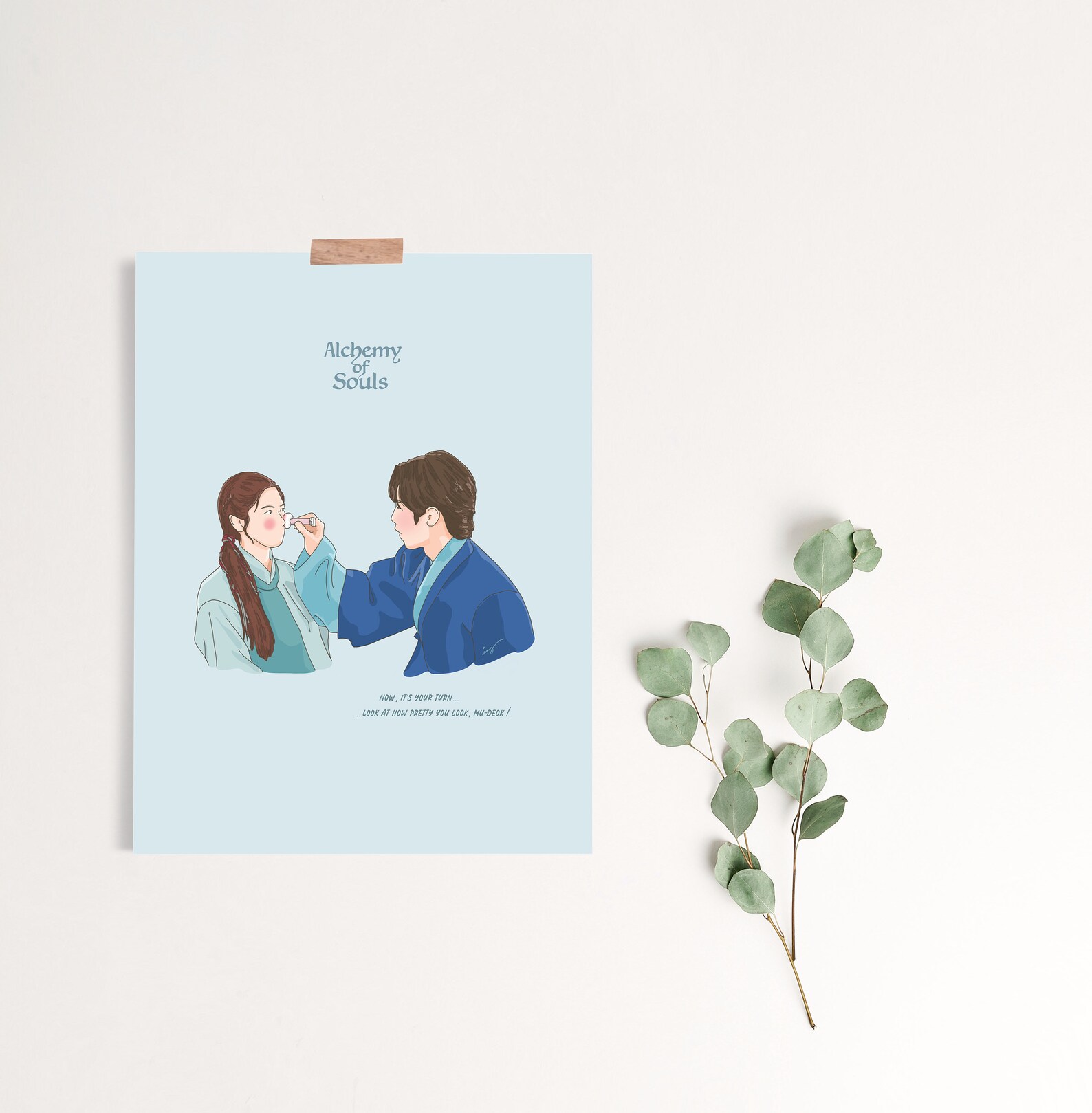 Blushing Mudeok Alchemy of Souls Kdrama Poster Lee Jae - Etsy