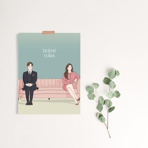 Queen of Tears - Kdrama Fan Art Poster | Kim Soo Hyun | Kim Ji Won ...