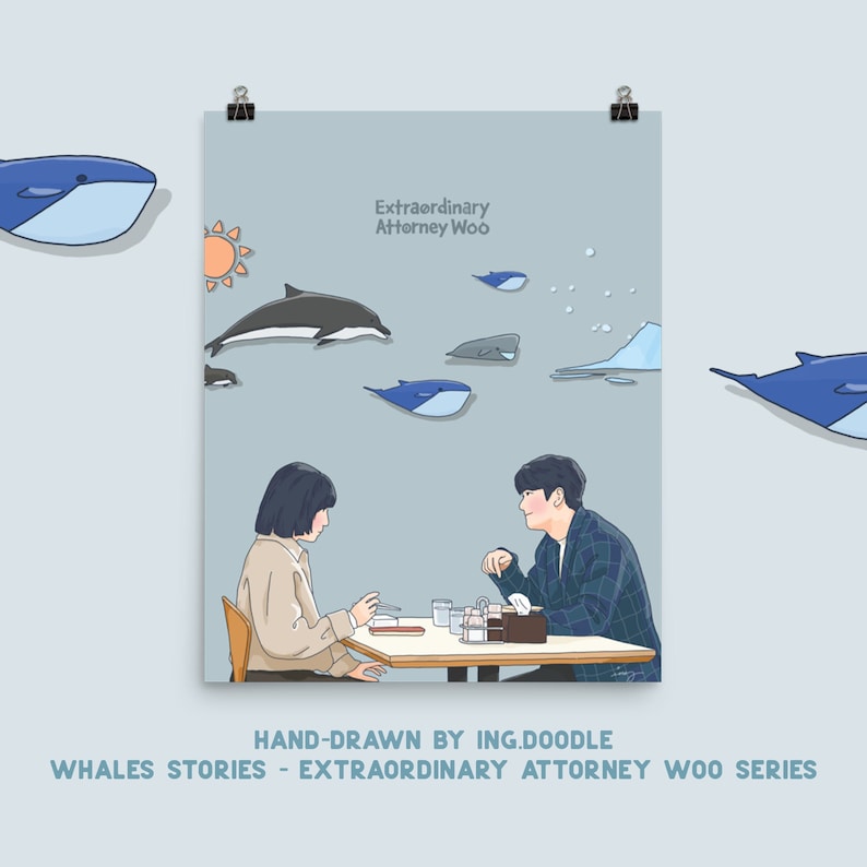 Extraordinary Attorney Woo Kdrama Poster Park Eun Bin Kang - Etsy