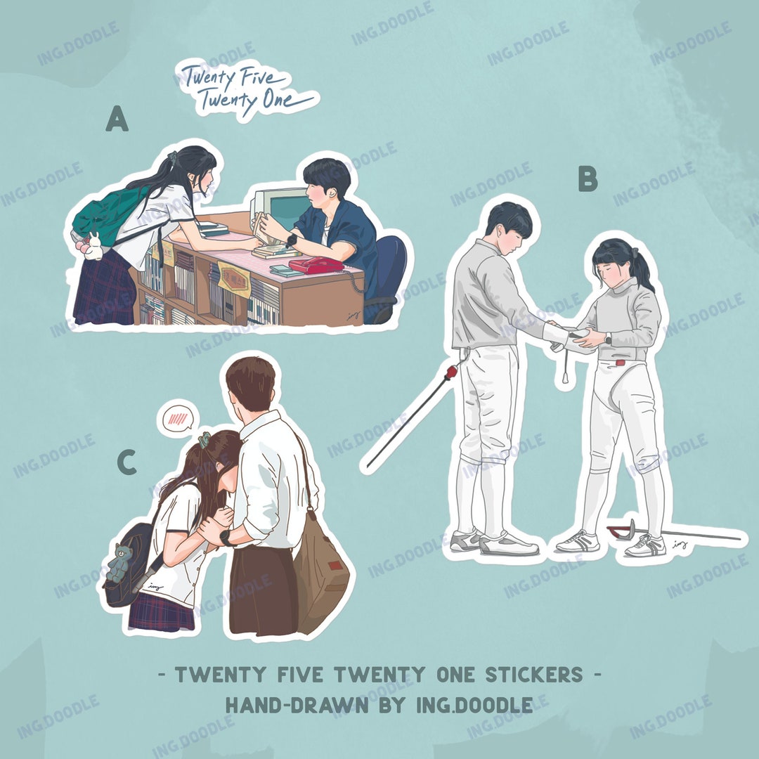 Twenty Five Twenty One Stickers | Nam Joo Hyuk | Kim Tae Ri | Kdrama ...