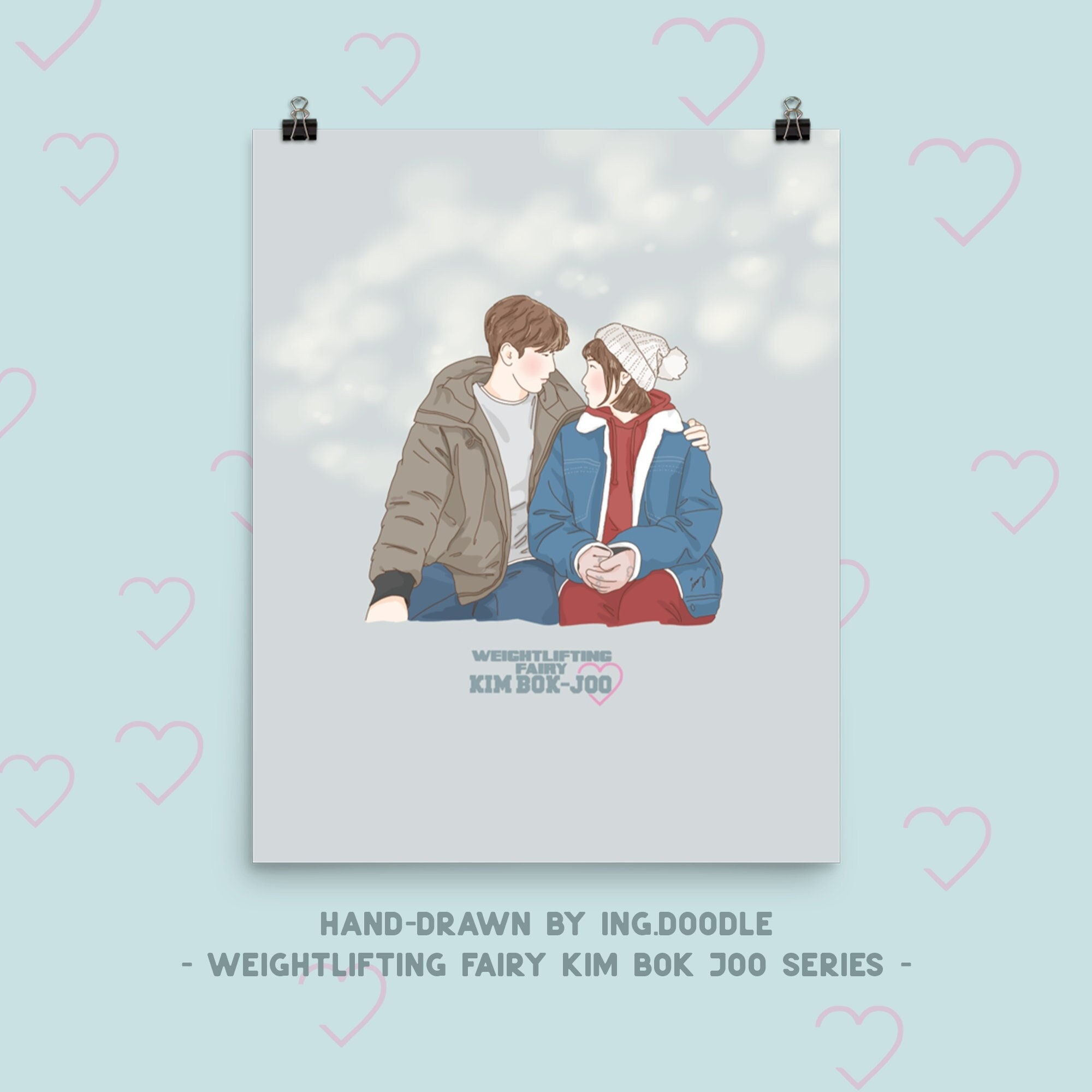 Weightlifting Fairy Kim Bok Joo Kdrama Poster Nam Joo Hyuk - Etsy