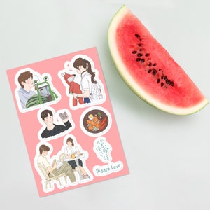 Hidden Love Cdrama Sticker Sheet | Chen Zhe Yuan | Zhao Lu Si | Cdrama ...