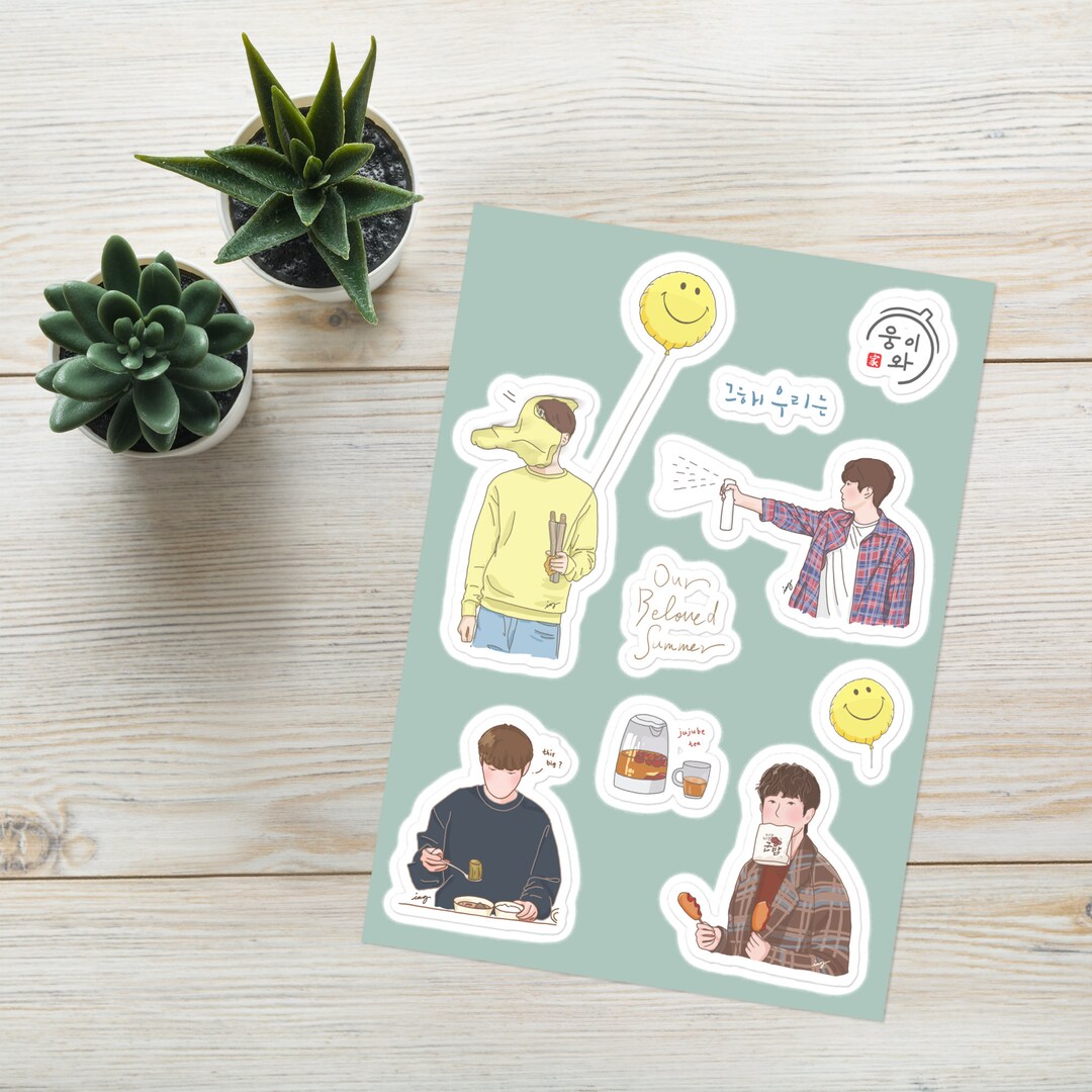 Choi Ung "style" Sticker Sheet | Our Beloved Kdrama | Fan Art Kdrama ...