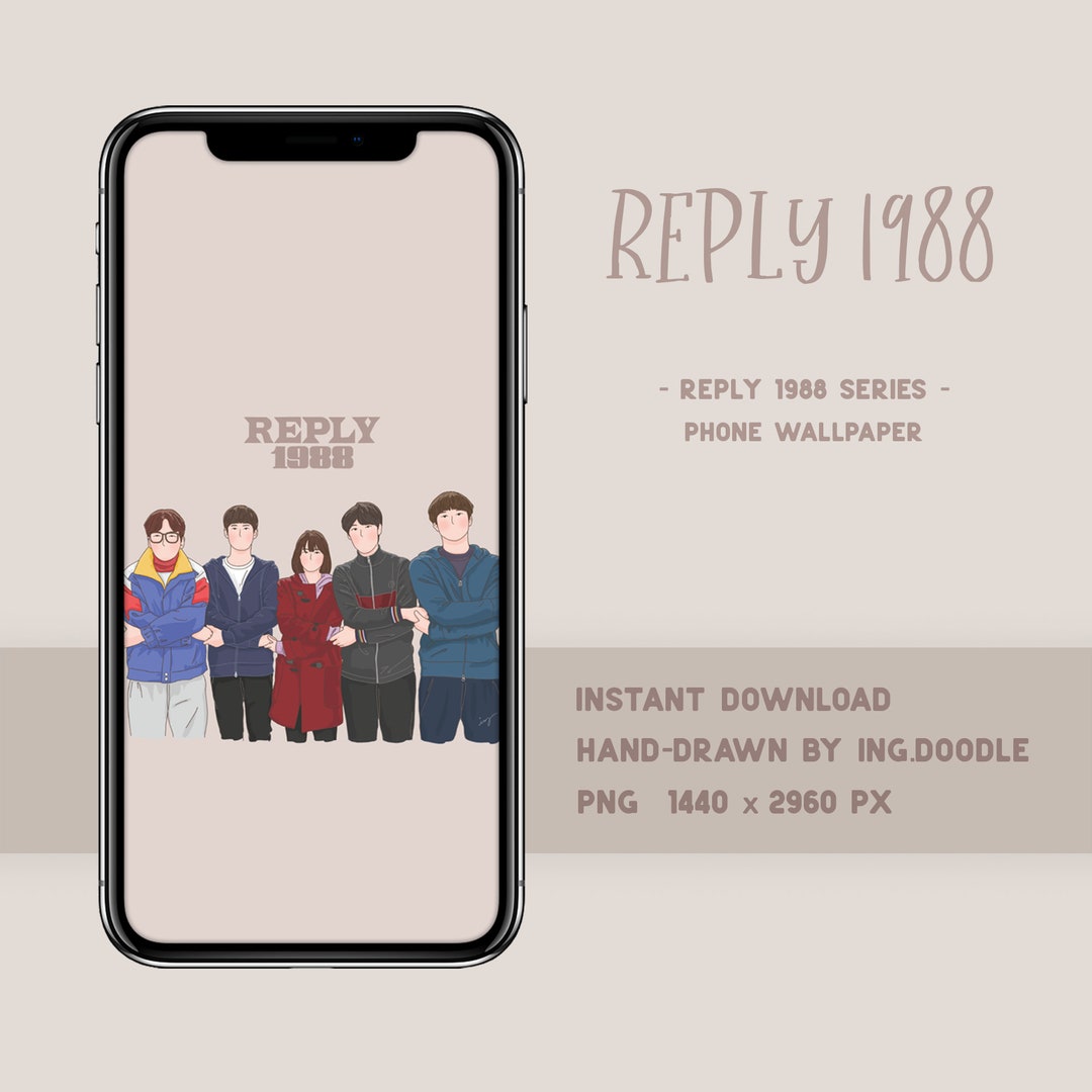 Reply 1988 - Phone Lock Screen | Kdrama Phone Background | Fan Art ...
