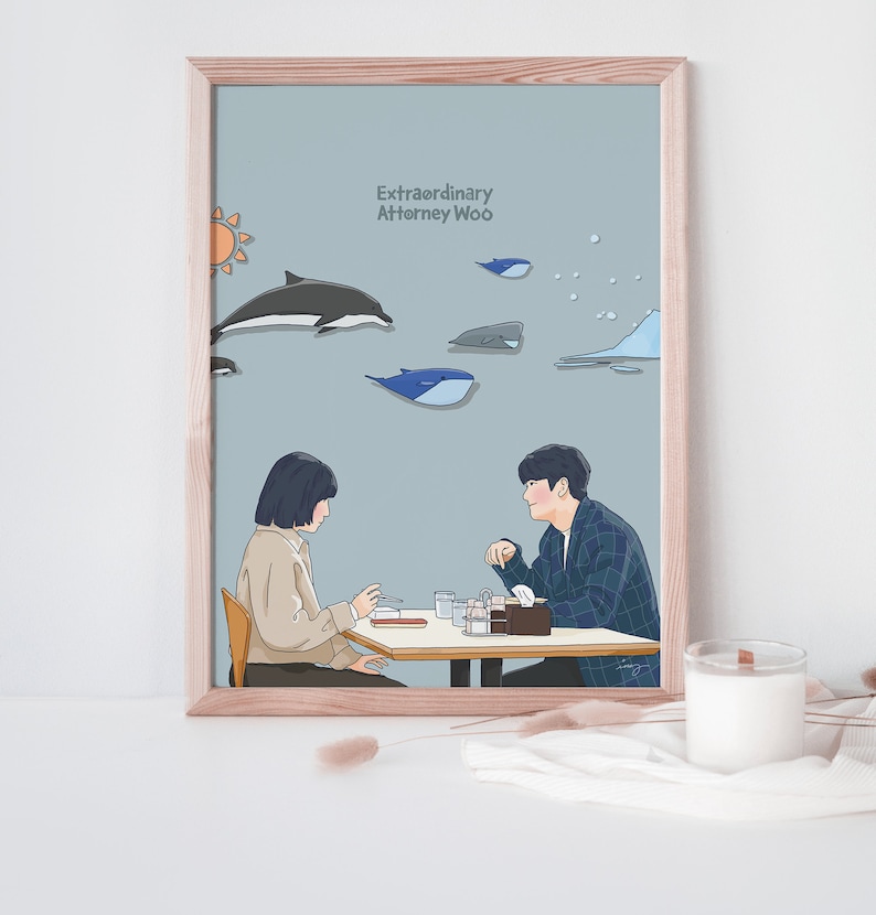 Extraordinary Attorney Woo Kdrama Poster Park Eun Bin Kang - Etsy