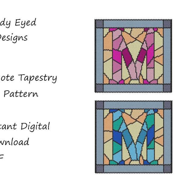Peyote Pattern Alphabet - Etsy