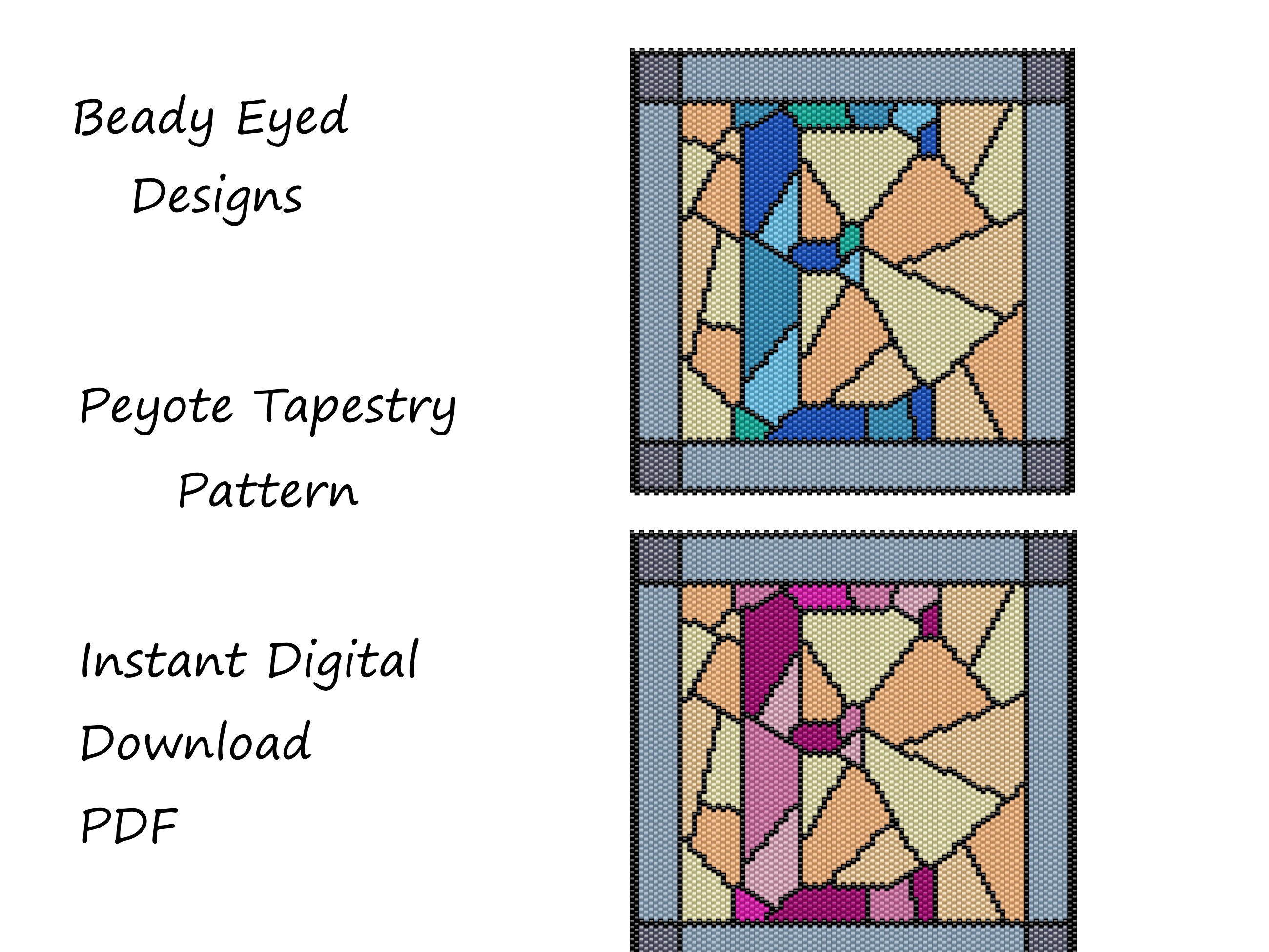 Peyote Tapestry Beading Pattern - Etsy