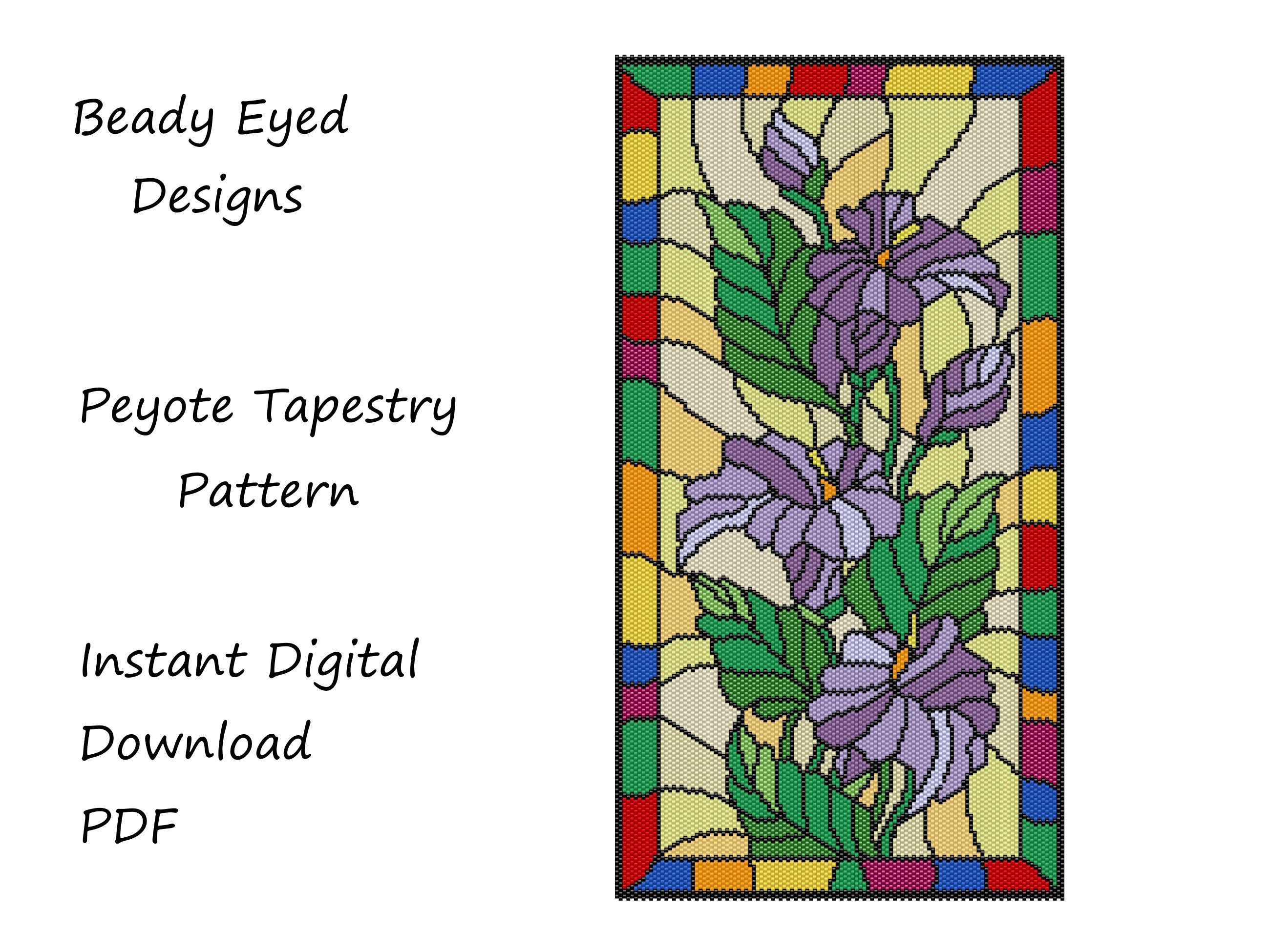 Peyote Tapestry Beading Pattern - Etsy