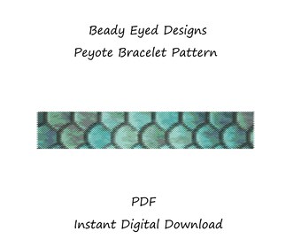 Peyote Pattern for Bracelet:snake Skin INSTANT DOWNLOAD Pdf - Etsy
