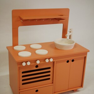 Dusty Blue Wooden Play Kitchen Kids Room Furniture - Etsy