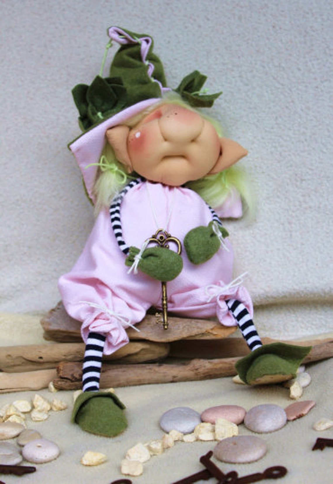 PDF Pattern Tutorial Elfo Custode Della Casa Con Chiave - Etsy