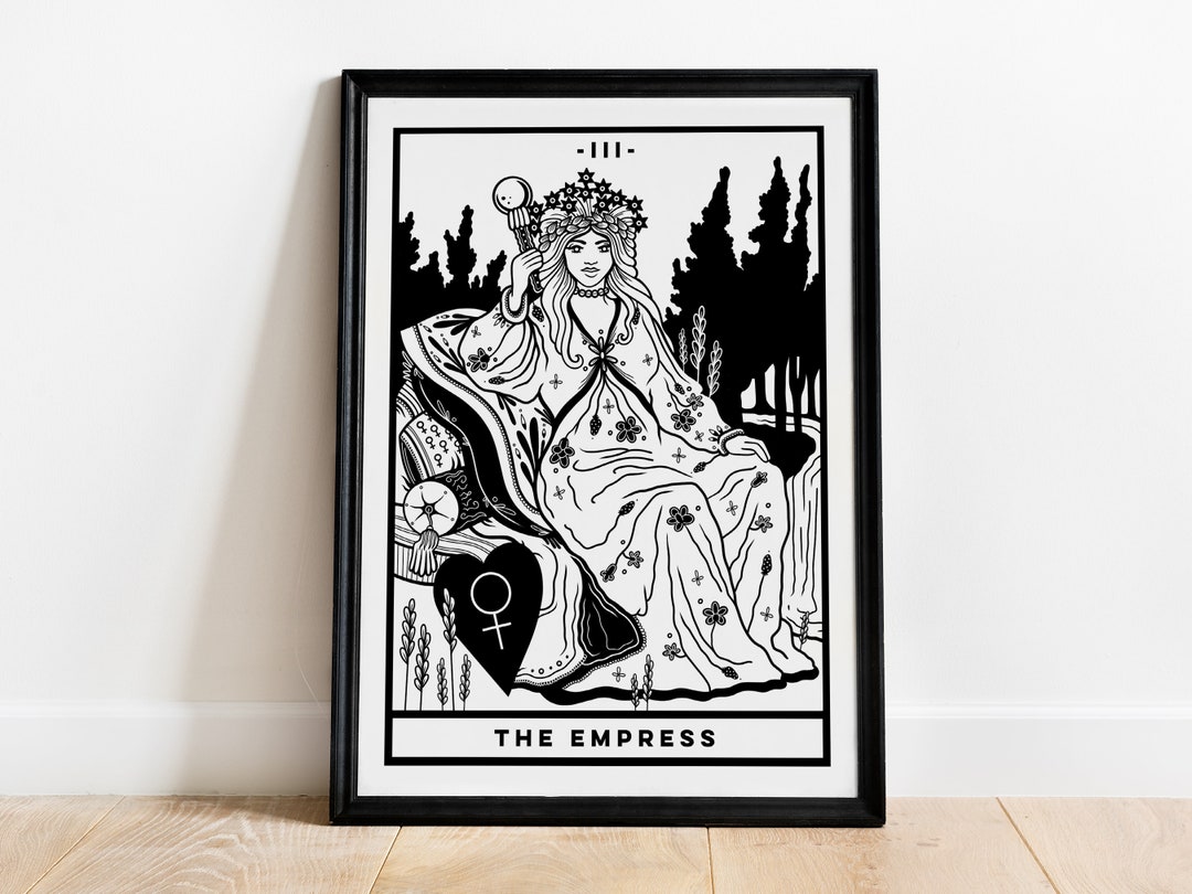 The Empress (A4 - Print) Tarot Card, Major Arcana, Rider Waite Deck ...
