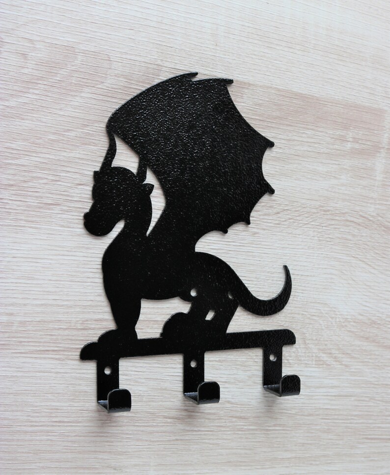 DRAGON Decorative Wall Hook Hanger Organization Hooks Metal | Etsy